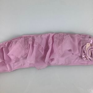 Victoria’s Secret | Swim | Victorias Secret Bandeau Lilac Cotton Ruffle ...